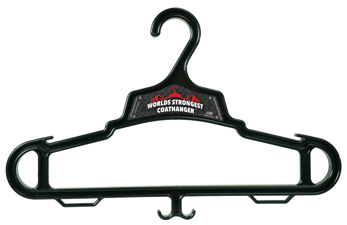 Black World s Strongest Coat Hanger Black World s Strongest Coat Hanger